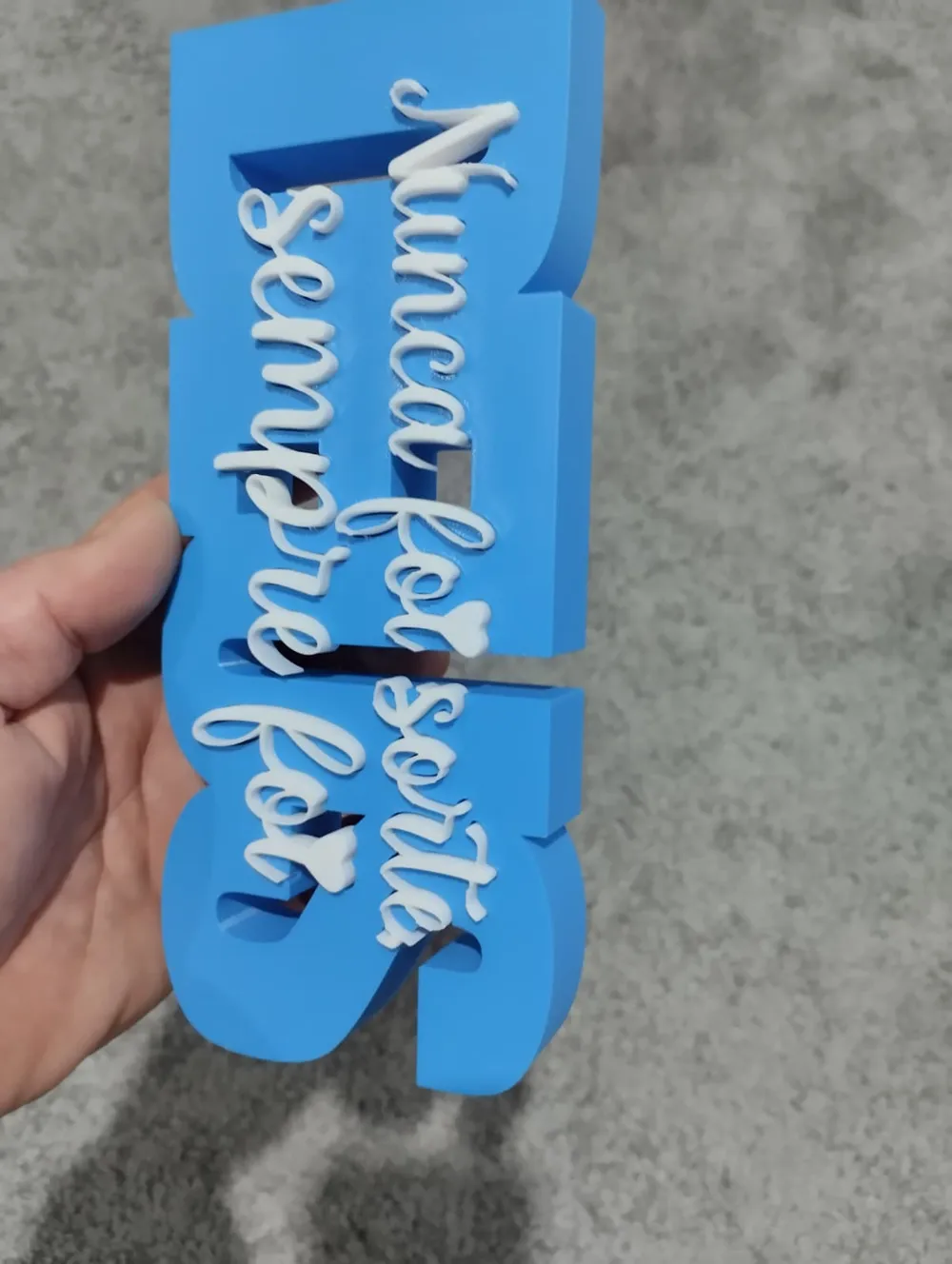 Frase Nunca foi sorte, sempre foi DEUS - Modelo gratuito para impressão ...