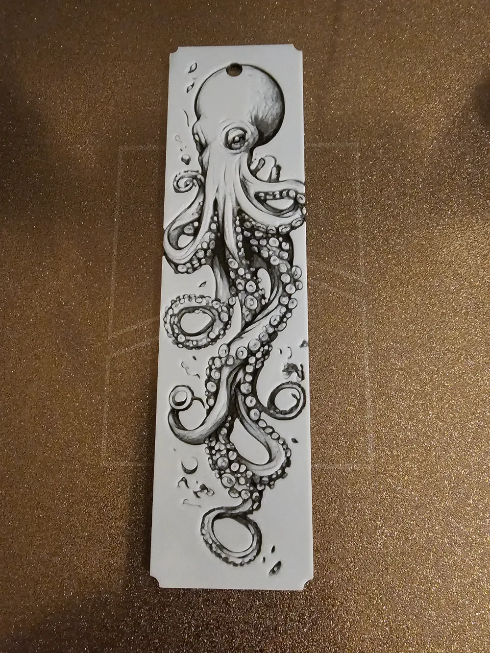 Octopus in the sea Bookmark by Titorez - MakerWorld