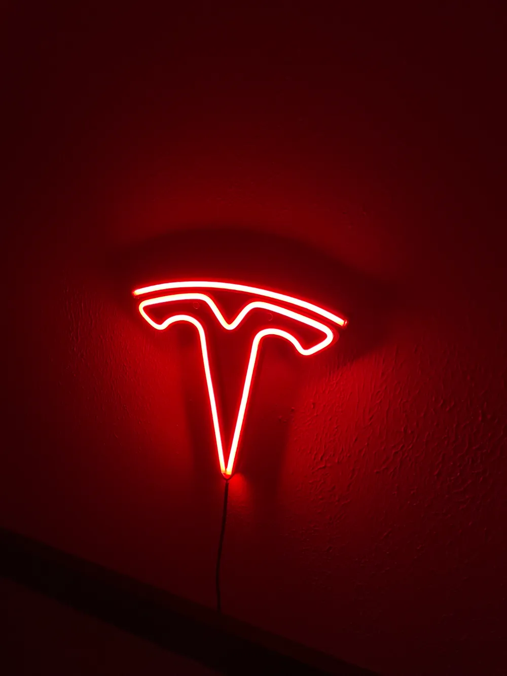 Tesla Logo Neon sign by thingspatprinted - MakerWorld