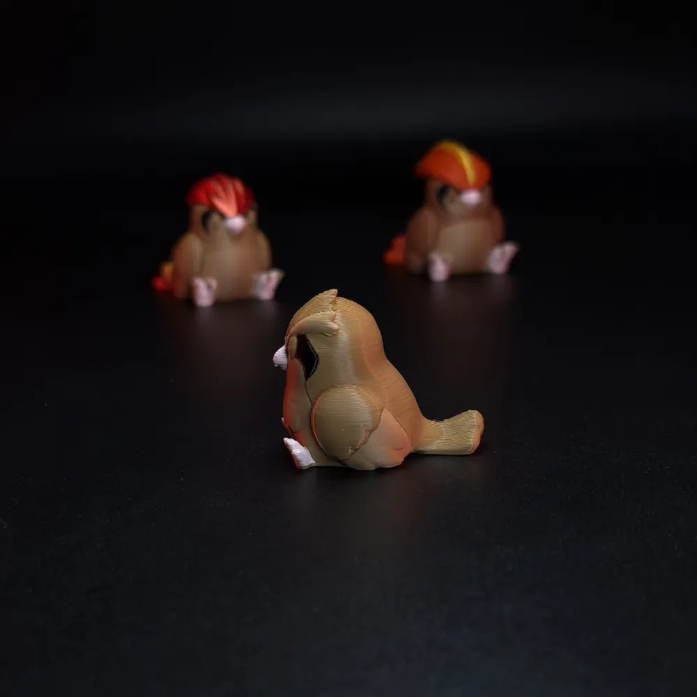 #016 Pidgey Mini Figura de Pokémon - Modelo de impresión 3D gratuito ...
