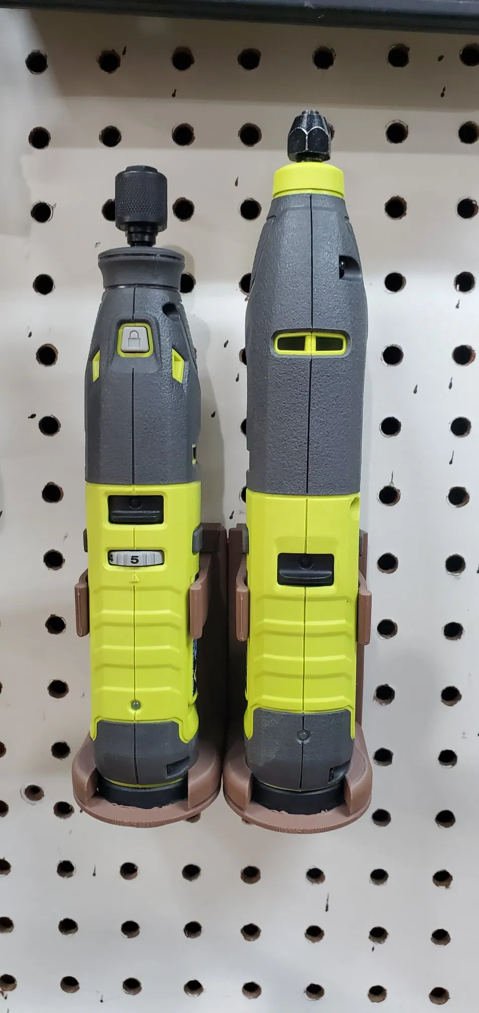 Ryobi 4v USB lithium pegboard tool mount Remixed by TBKHomeworld ...
