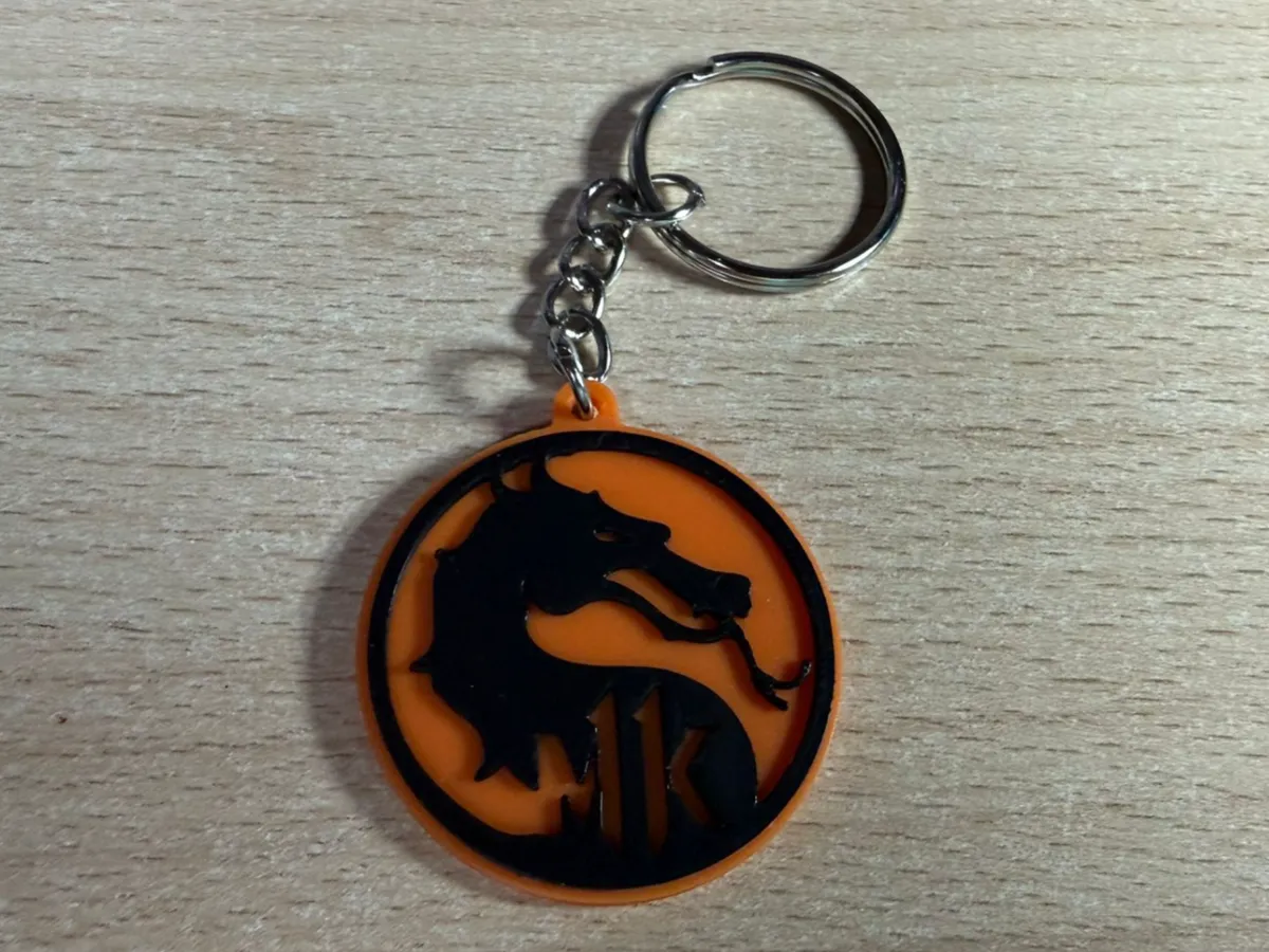 Mortal Kombat keychain - Free 3D Print Model - MakerWorld