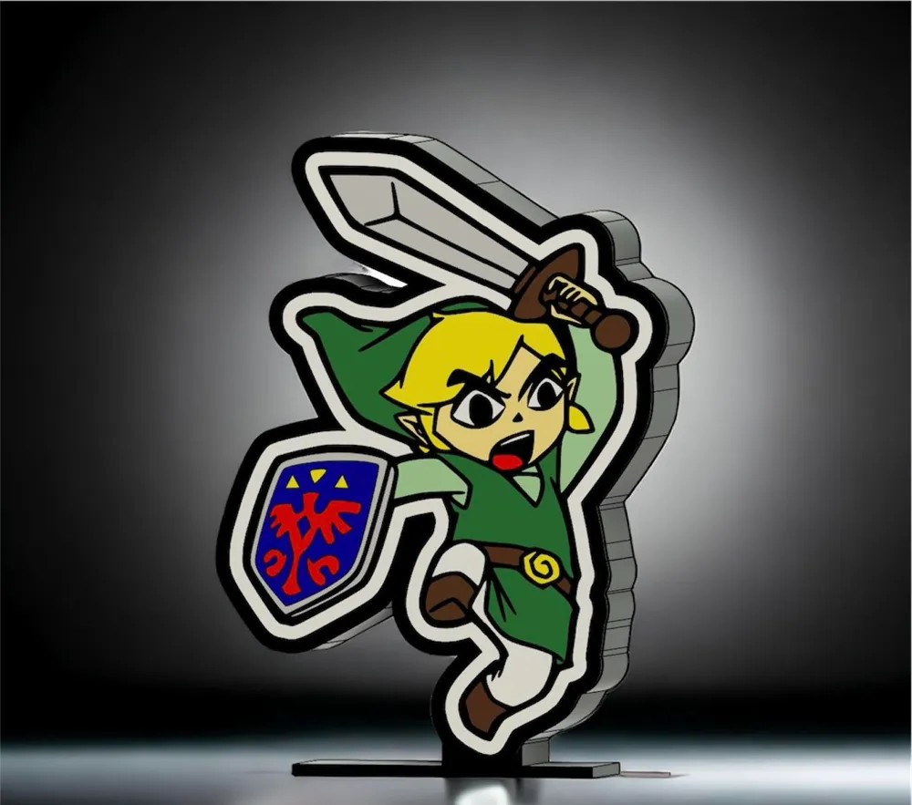 Link From Zelda LED Lamp by Codyinbody3 - MakerWorld