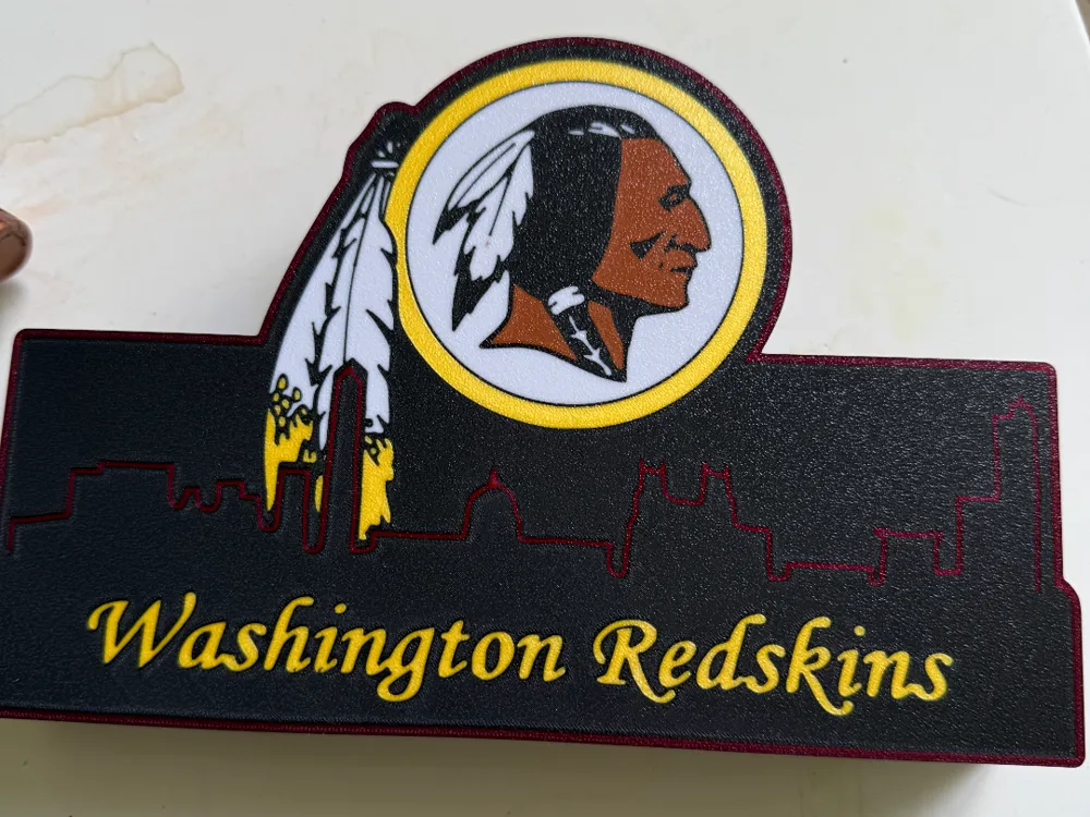 Lightbox Washington Redskins with skyline! by Rotterdam_3d_Art ...
