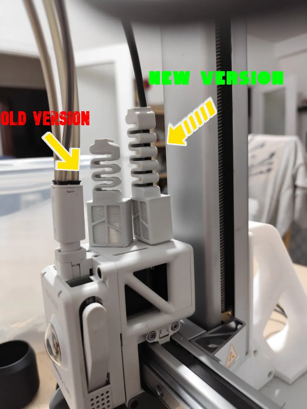 NEW VERSION A1 Extruder Cable Spring-Strain Relief by 3DFilippo ...
