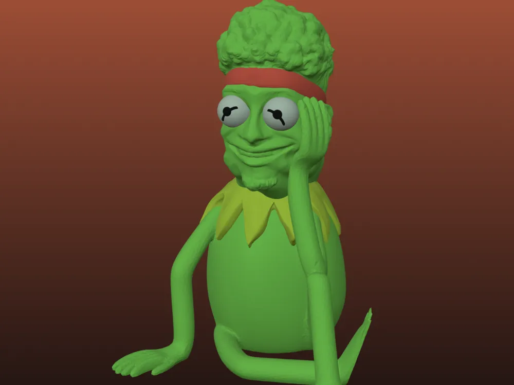 kermit mahomes by ericbrunner MakerWorld: Download Free 3D Models