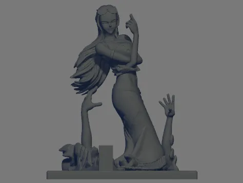 Nico Robin - Kumamoto Statue Replica - Free 3D Print Model - MakerWorld