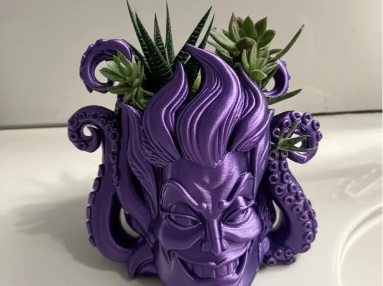 Disney - Ursula planter pot single color by Tony_Zomby MakerWorld ...