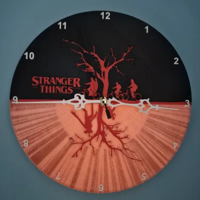 Stranger Things Clock by adam0492 - MakerWorld
