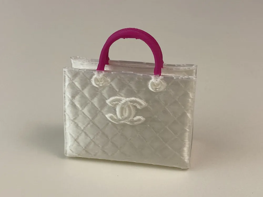 Luxury Barbie Purse Chanel-Inspired Mini Handbag - Free 3D Print Model ...