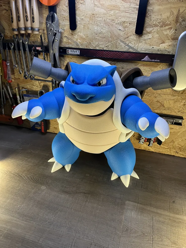 Pokemon Turtok / Blastoise XXL FuzzySkin Multipart Remixed by ...