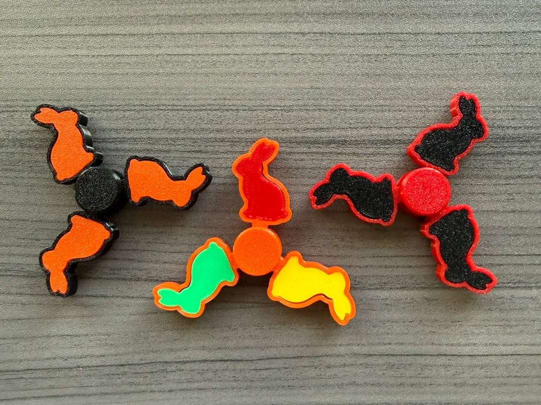Easter Bunny Fidget Spinner - Free 3D Print Model - MakerWorld