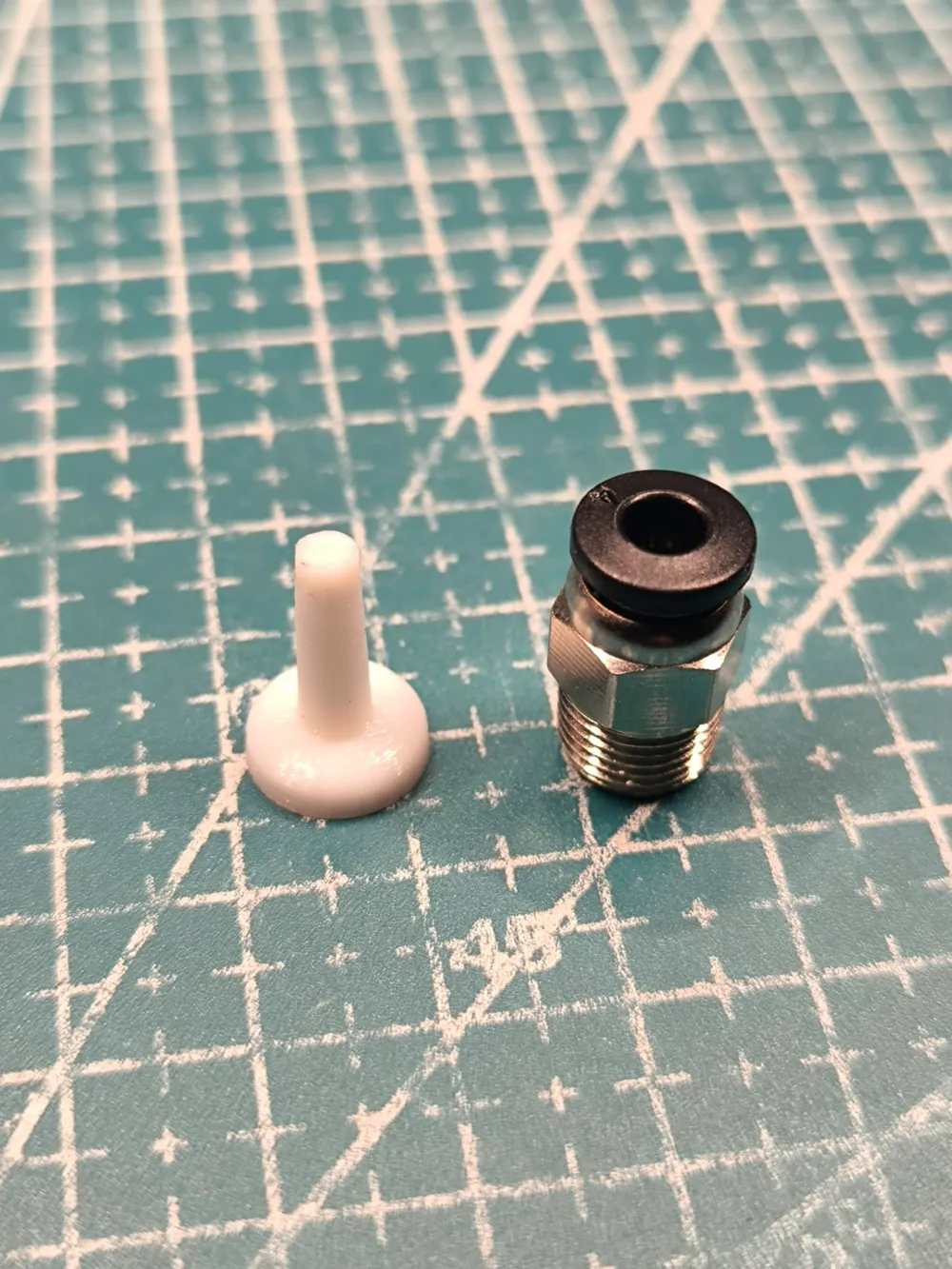 PTFE fitting plug Remixed by GreyWolfUA - MakerWorld
