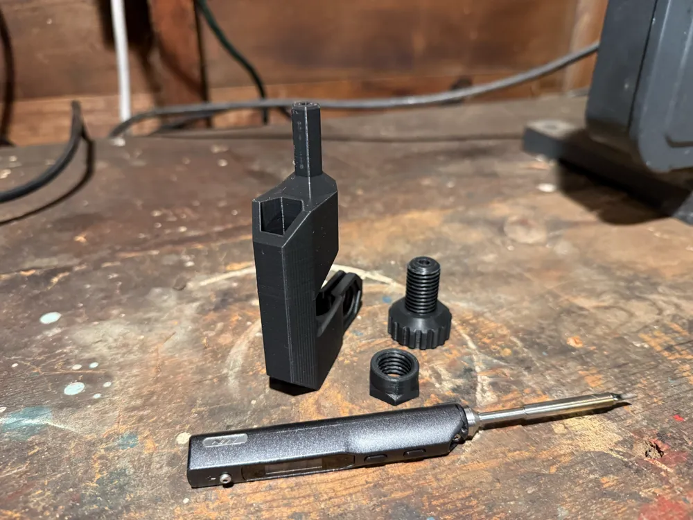 Drill Press Heat-Set Insert Soldering Iron Holder by cwich MakerWorld ...