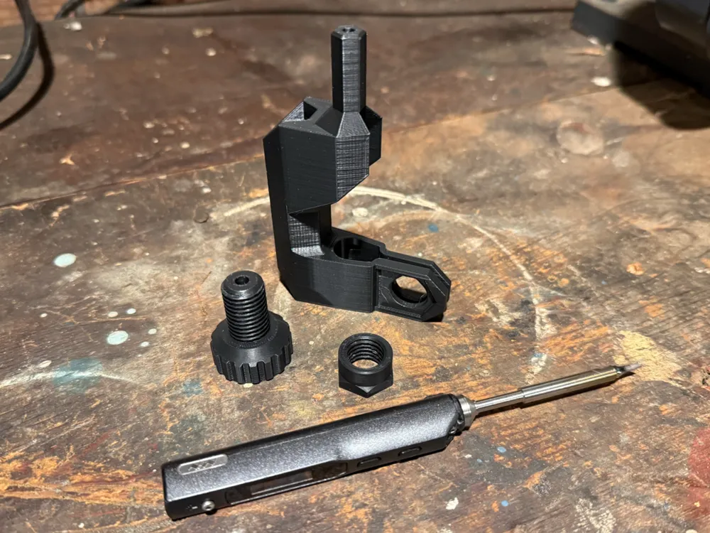 Drill Press Heat-Set Insert Soldering Iron Holder by cwich MakerWorld ...