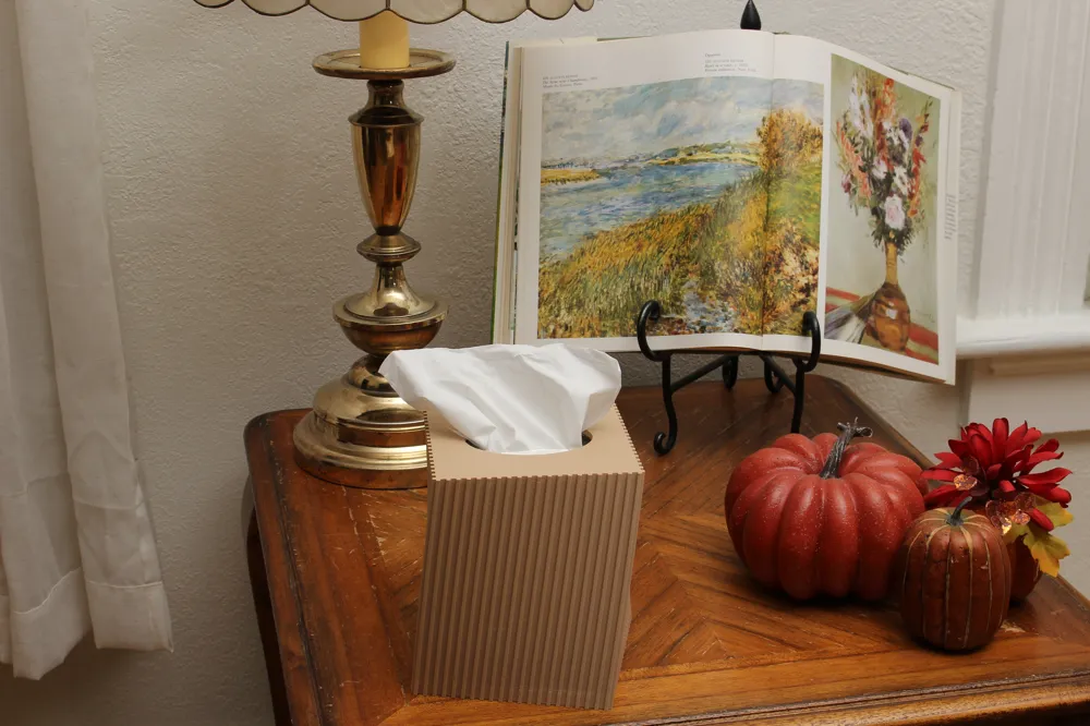 Tissue Box Cover - Twisting Ribbed Square by zoroseerus MakerWorld ...