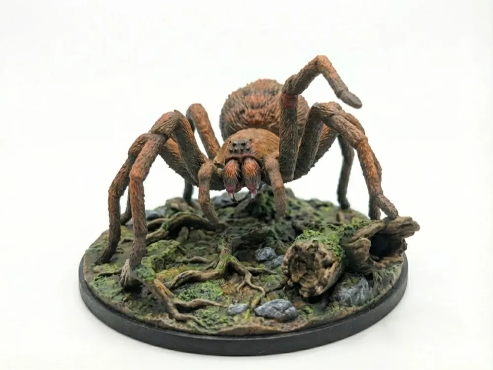 Giant Spider - DnD Miniature (50mm) - Free 3D Print Model - MakerWorld