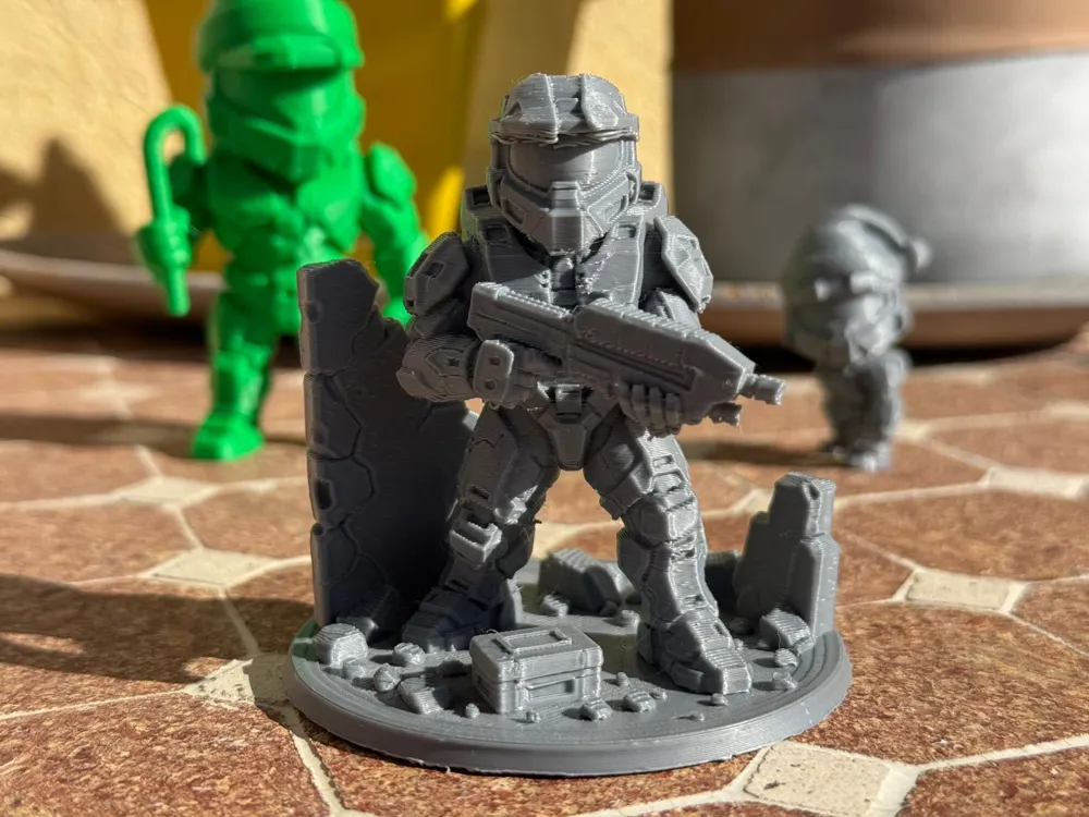 Master Chief Diorama | Halo Collection by Shell Head Labs MakerWorld ...