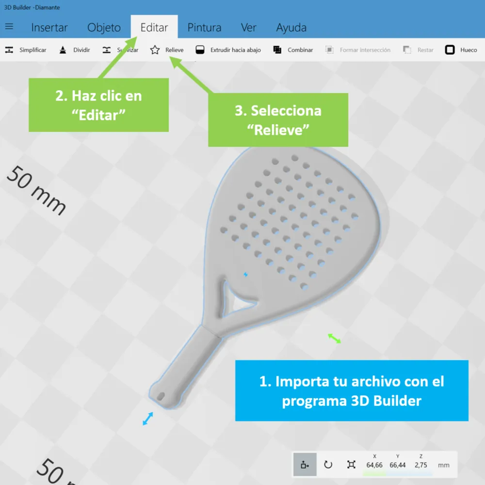 Padel Racket Keychains | Customizable by custom3dmodels MakerWorld ...
