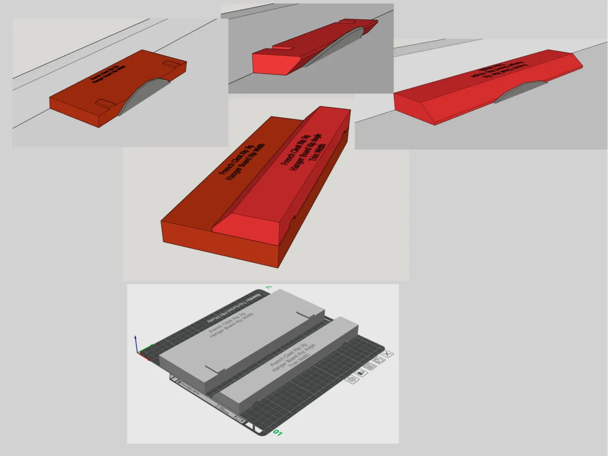 French Cleat Rip Fence Setup Jig - Free 3D Print Model - MakerWorld