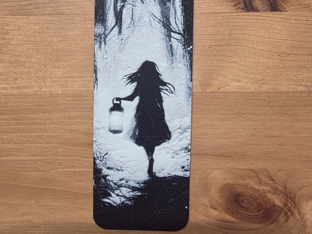 Girl Bookmark - Free 3D Print Model - MakerWorld