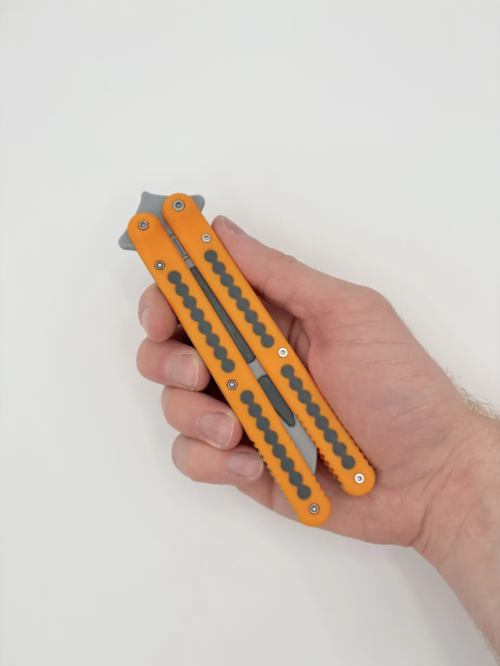 Thrust Bearing Butterfly Knife Toy - Free 3D Print Model - MakerWorld