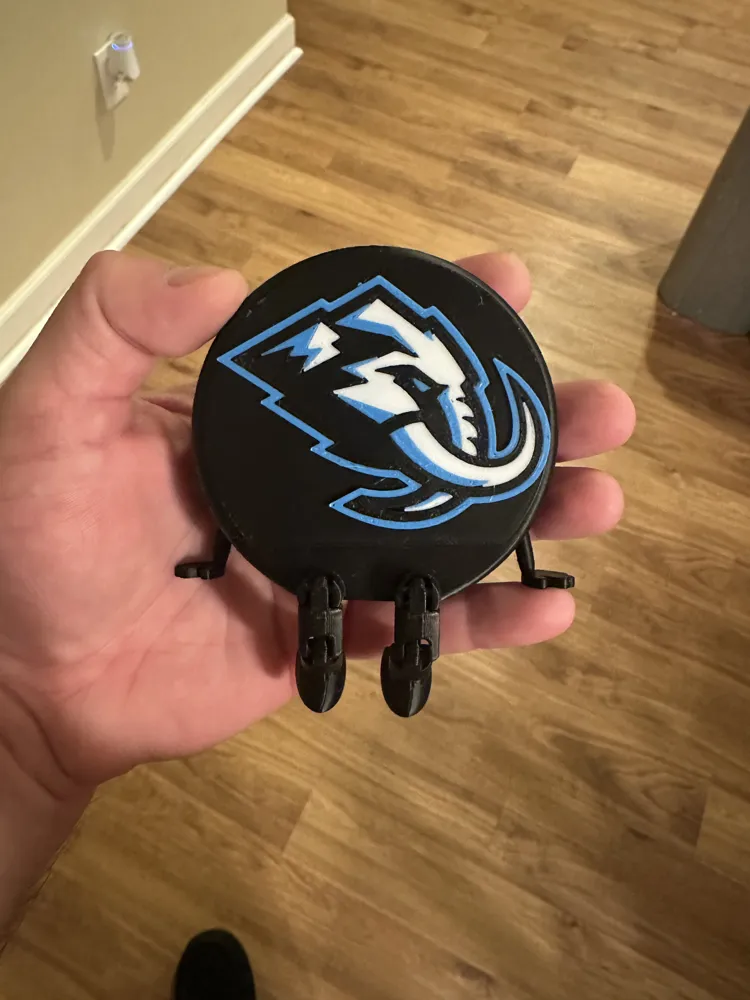 NHL Hockey Puck Buddy - Custom/Personnal Team Logo - Free 3D Print ...