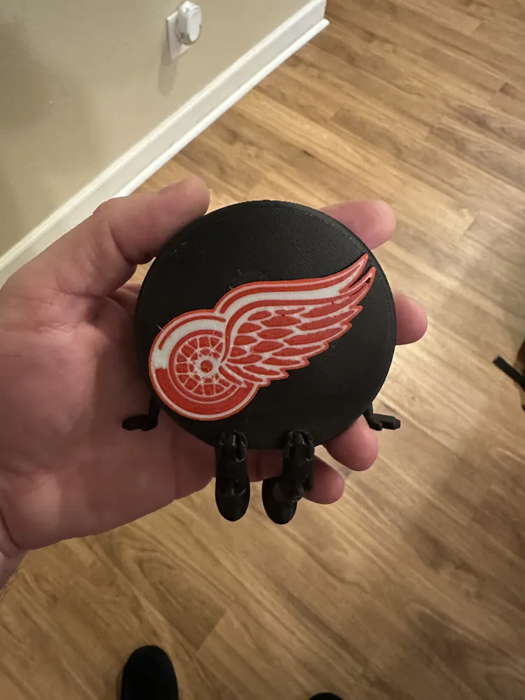 NHL Hockey Puck Buddy - Custom/Personnal Team Logo - Free 3D Print ...