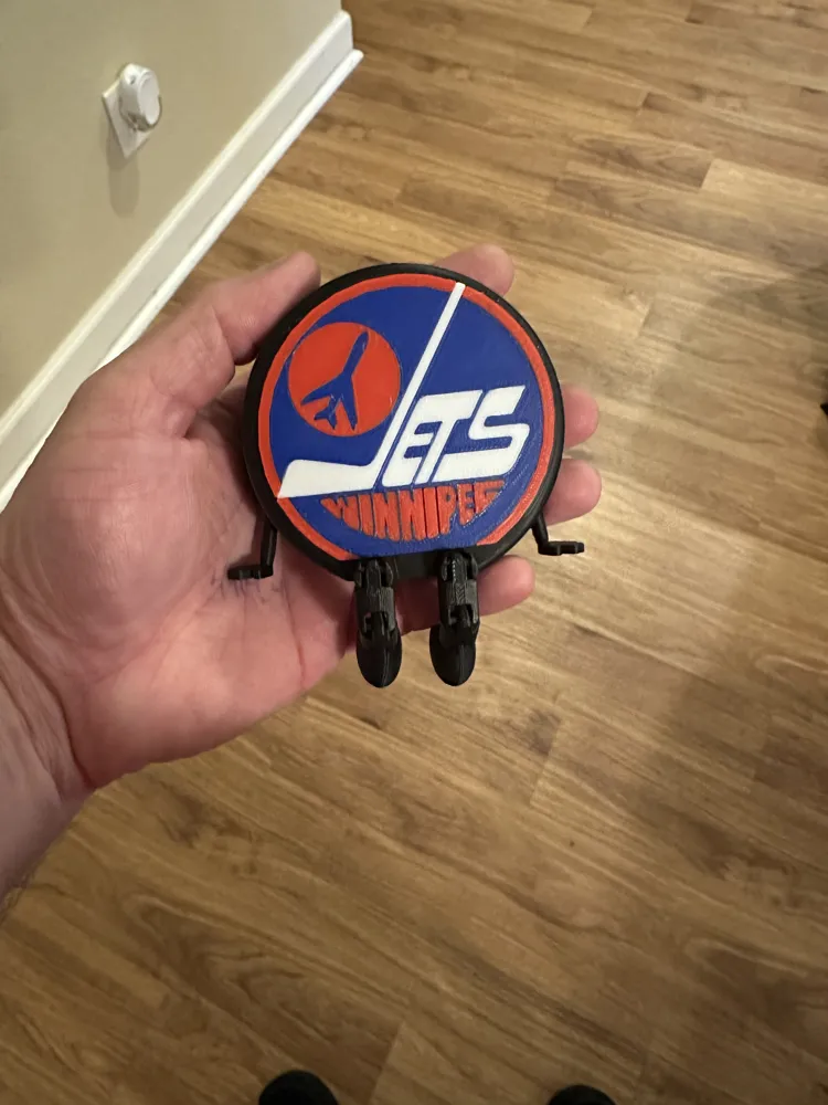 NHL Hockey Puck Buddy - Custom/Personnal Team Logo - Free 3D Print ...