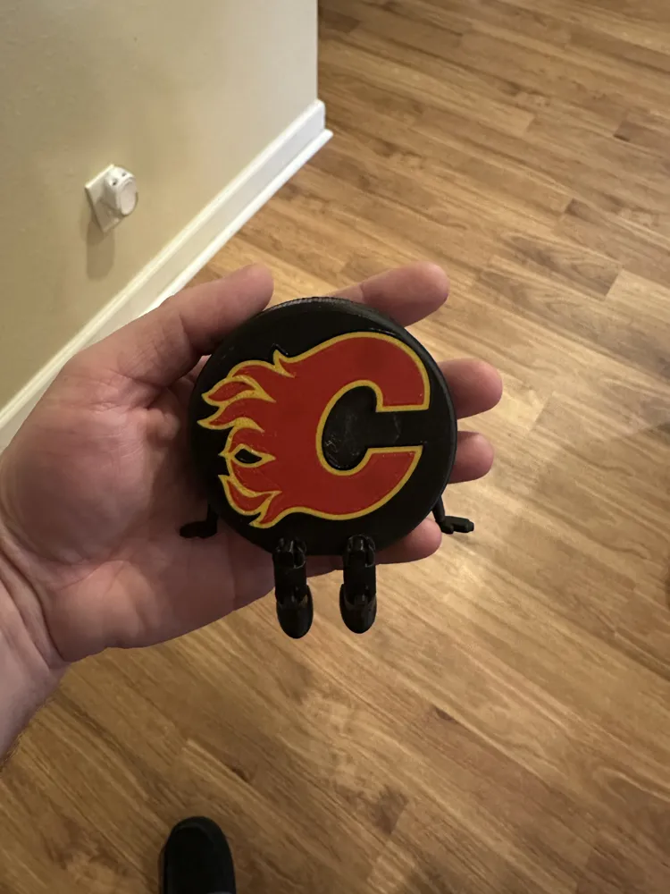 NHL Hockey Puck Buddy - Custom/Personnal Team Logo - Free 3D Print ...