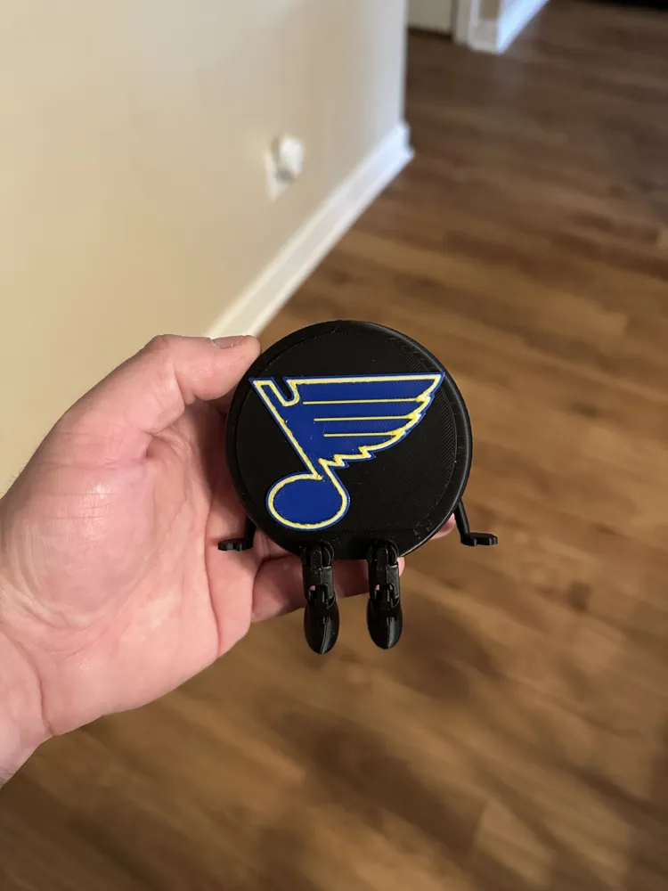 NHL Hockey Puck Buddy - Custom/Personnal Team Logo - Free 3D Print ...