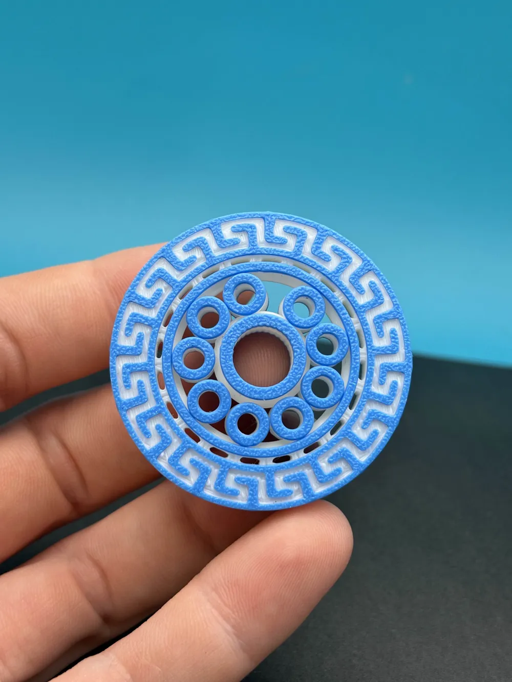 "Meander" Heavy Duty Fidget Spinner | No AMS - Free 3D Print Model ...