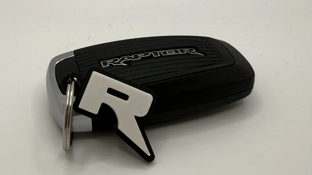 Ford Raptor F150/Bronco Keychain - 'R' Logo by bem_fusion MakerWorld ...