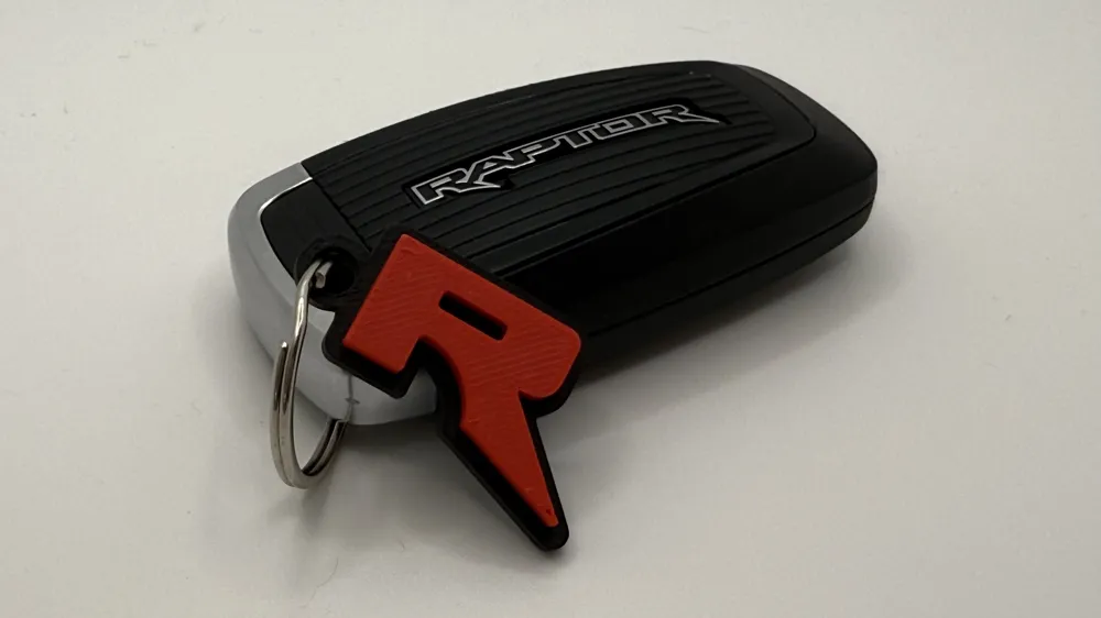 Ford Raptor F150/Bronco Keychain - 'R' Logo by bem_fusion MakerWorld ...