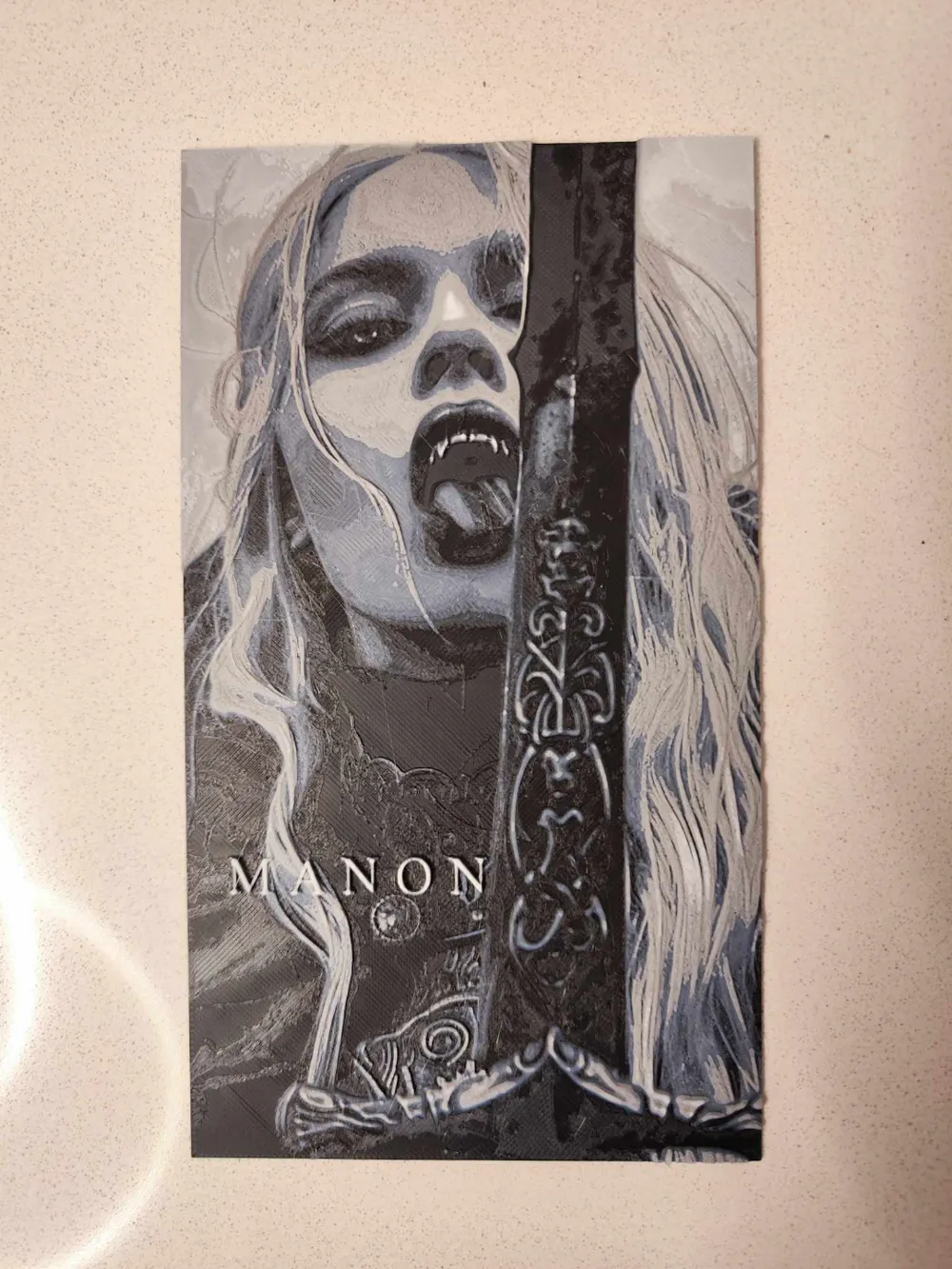 Manon Blackbeak hueforge by Mia Germansen MakerWorld: Download Free 3D ...