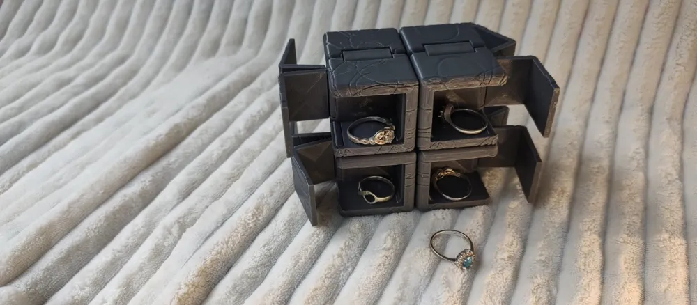 Jewelry box fidget cube - Free 3D Print Model - MakerWorld