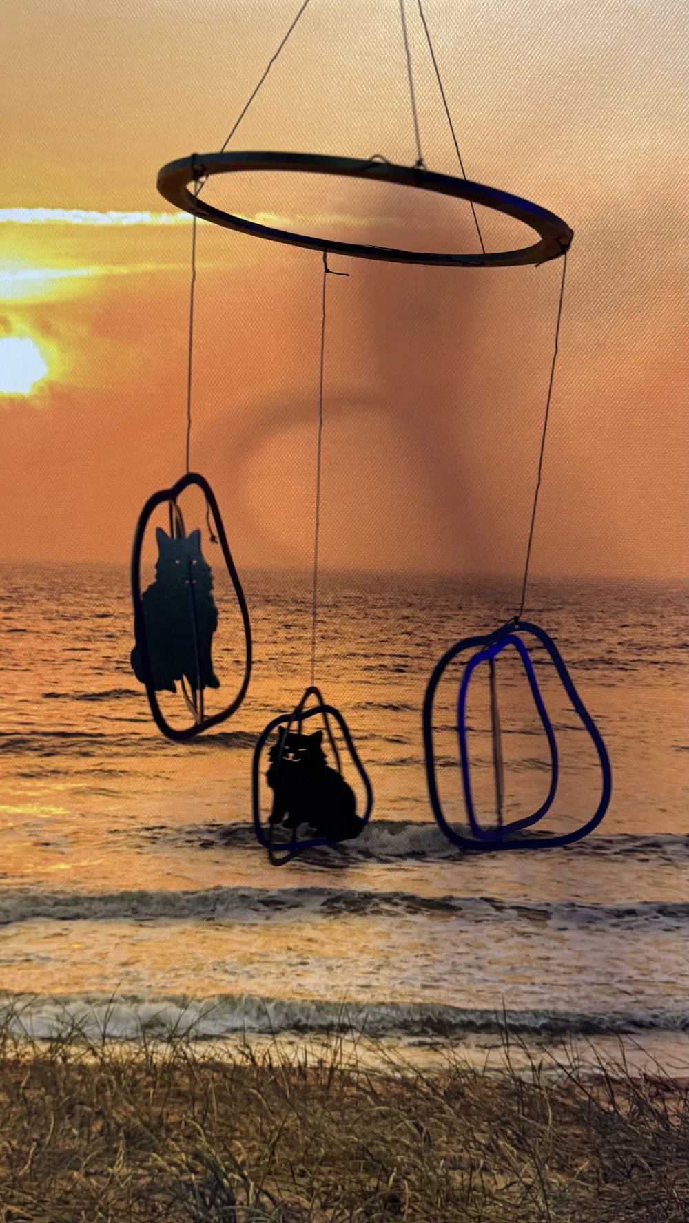 Cat wind chime by dkzv MakerWorld: Download Free 3D Models