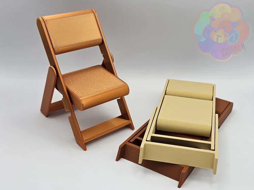 Tiny Folding Chair (print-in-place) by IXPatch MakerWorld: Download ...