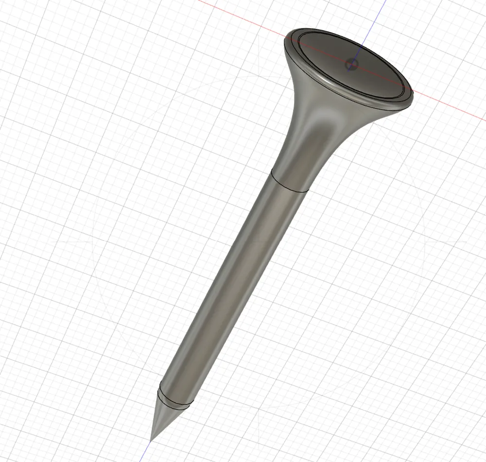 Golf tee (2 1/8 inch - 5.6 cm) by Dave_3dprints - MakerWorld