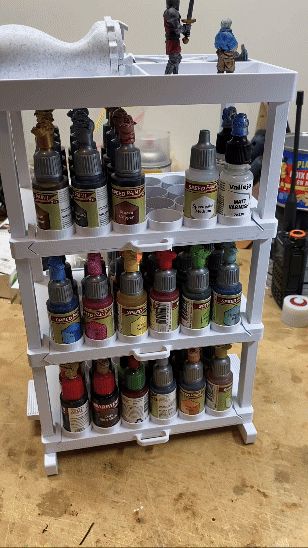 Modular Stackable Paint Trays by kevinum MakerWorld: Download Free 3D ...