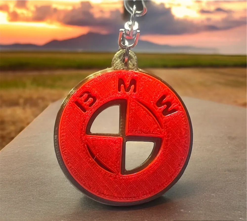 bmw logo keychain by ricky - MakerWorld