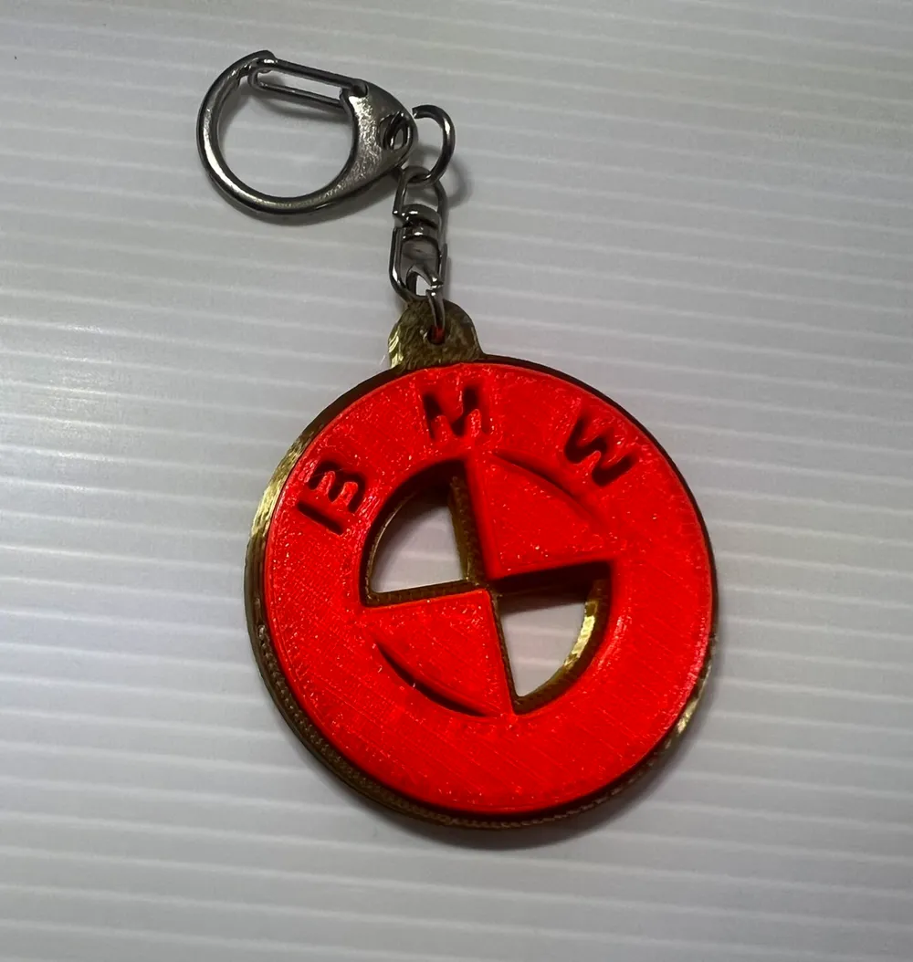 bmw logo keychain by ricky - MakerWorld