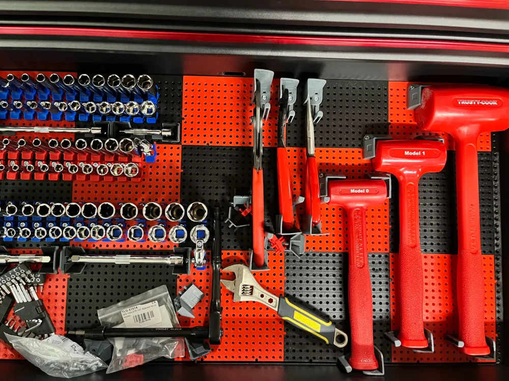 ToolGrid compatible 6x6 peg board - Free 3D Print Model - MakerWorld