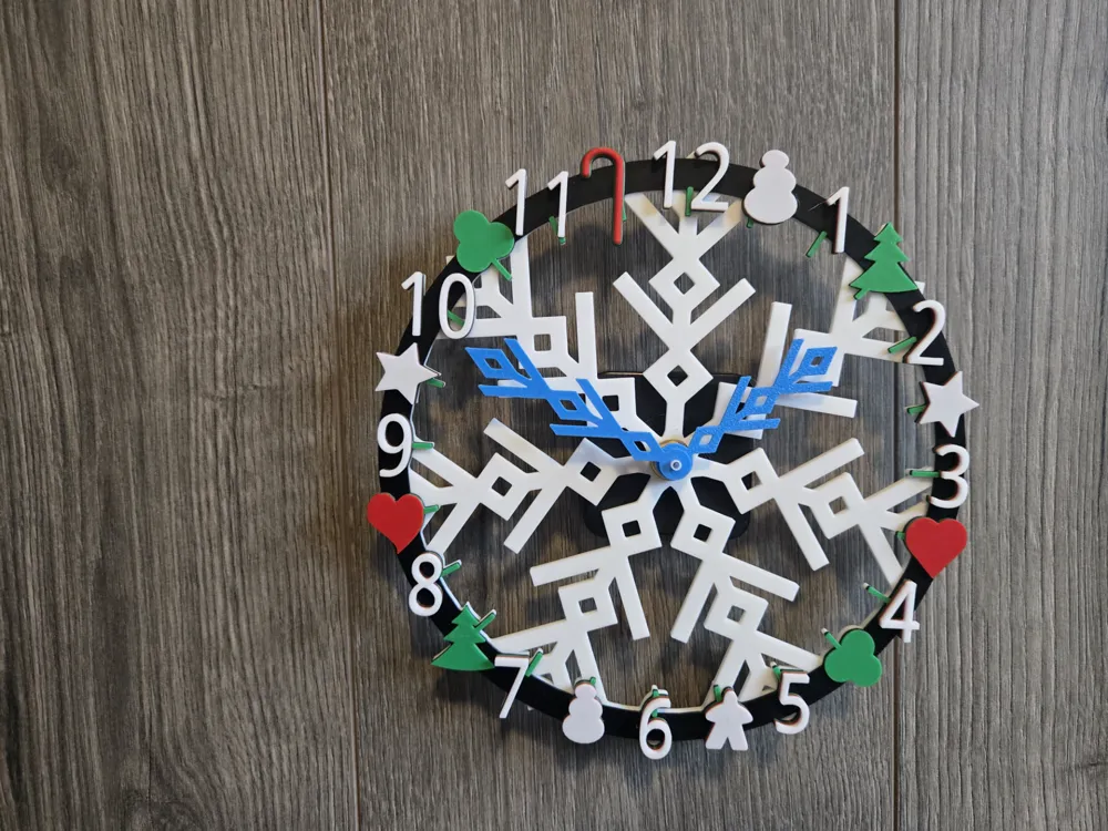 3D Clock Faces – Festive & Custom Designs - Free 3D Print Model ...
