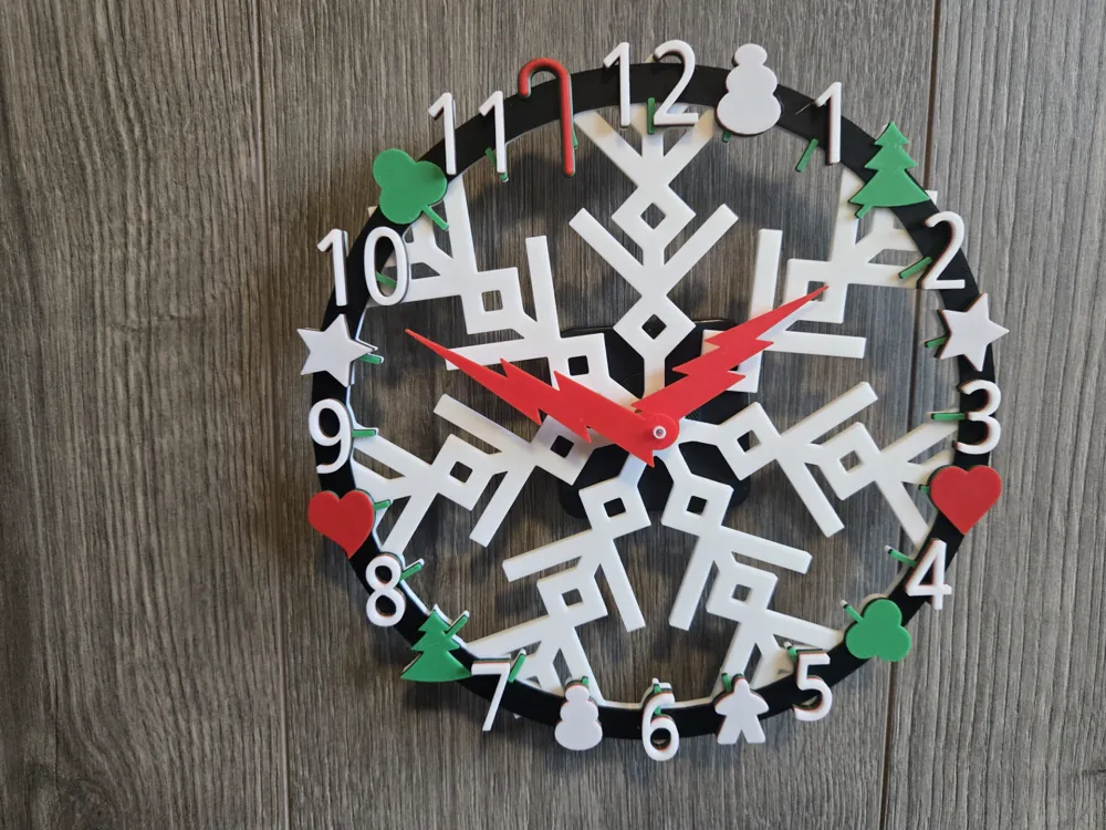 3D Clock Faces – Festive & Custom Designs - Free 3D Print Model ...