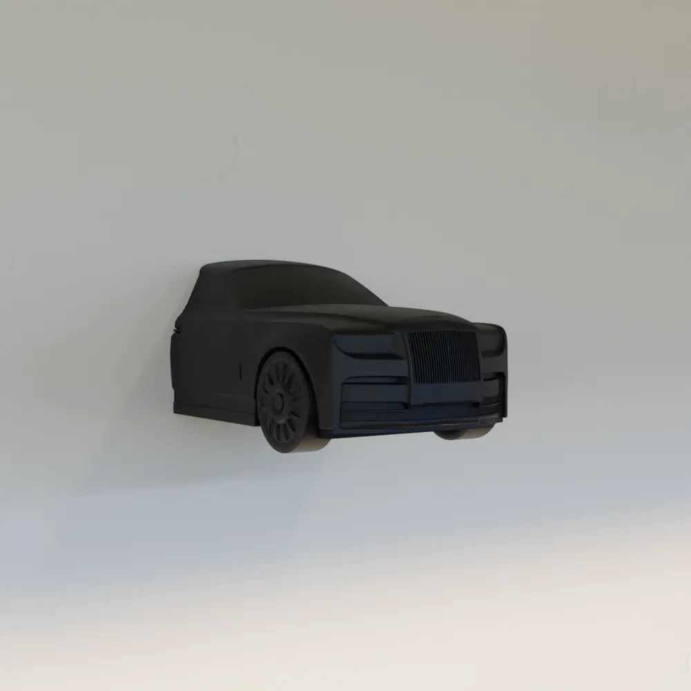 Rolls Royce Phantom Wall Art - Front View - Free 3D Print Model ...