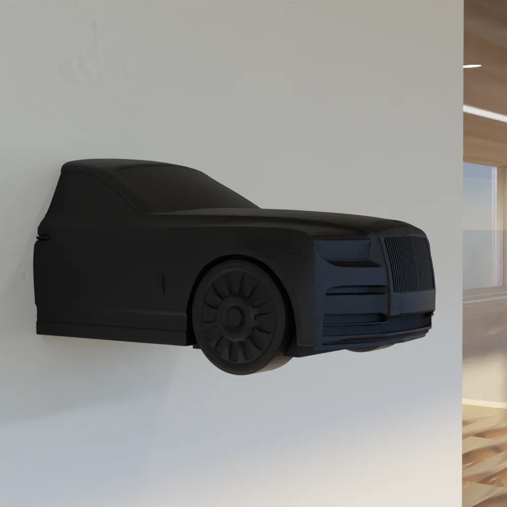 Rolls Royce Phantom Wall Art - Front View - Free 3D Print Model ...