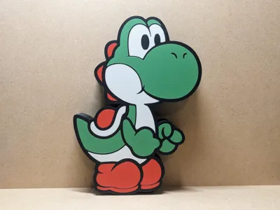 Yoshi Lightbox LED Lamp by SilMan3D - MakerWorld