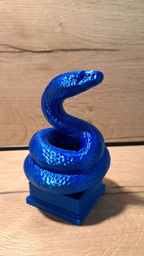 Coiled Snake Statue by lux_productx MakerWorld: Download Free 3D Models