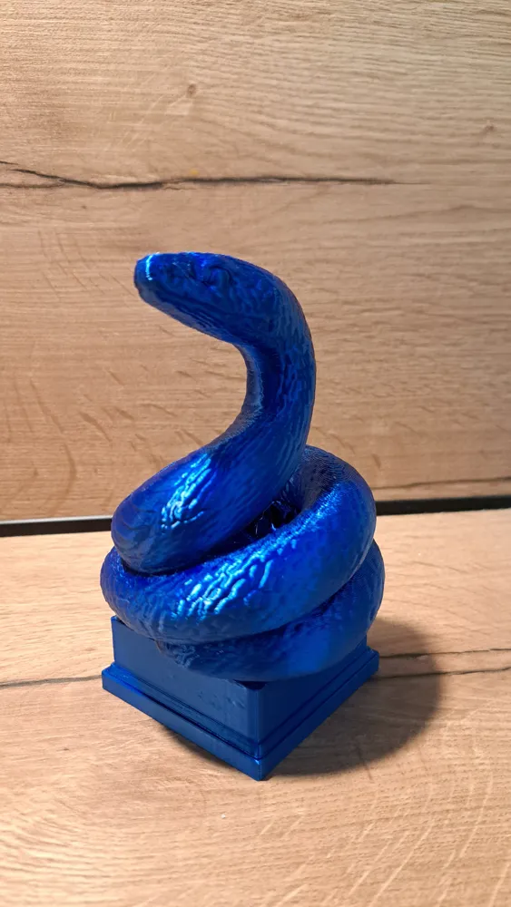 Coiled Snake Statue - Free 3D Print Model - MakerWorld